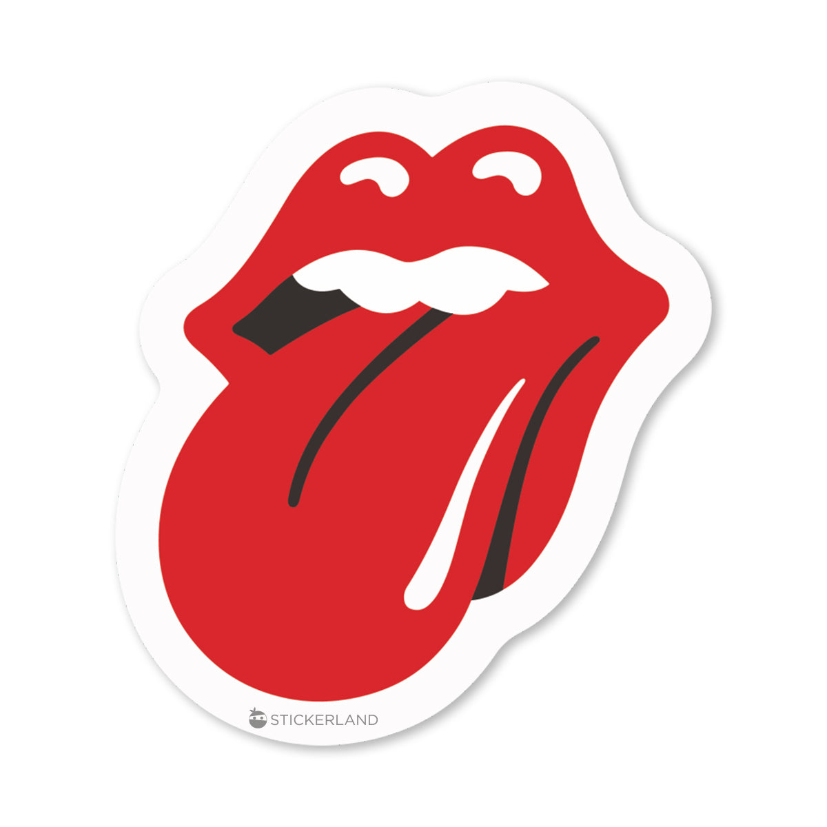Stickerland India Rolling Stone Lip & Tongue Sticker 6x6.5 CM (Pack of ...